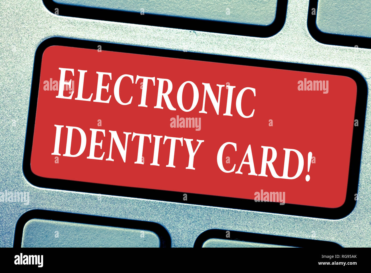 Showing id card for verification hi-res stock photography and images ...