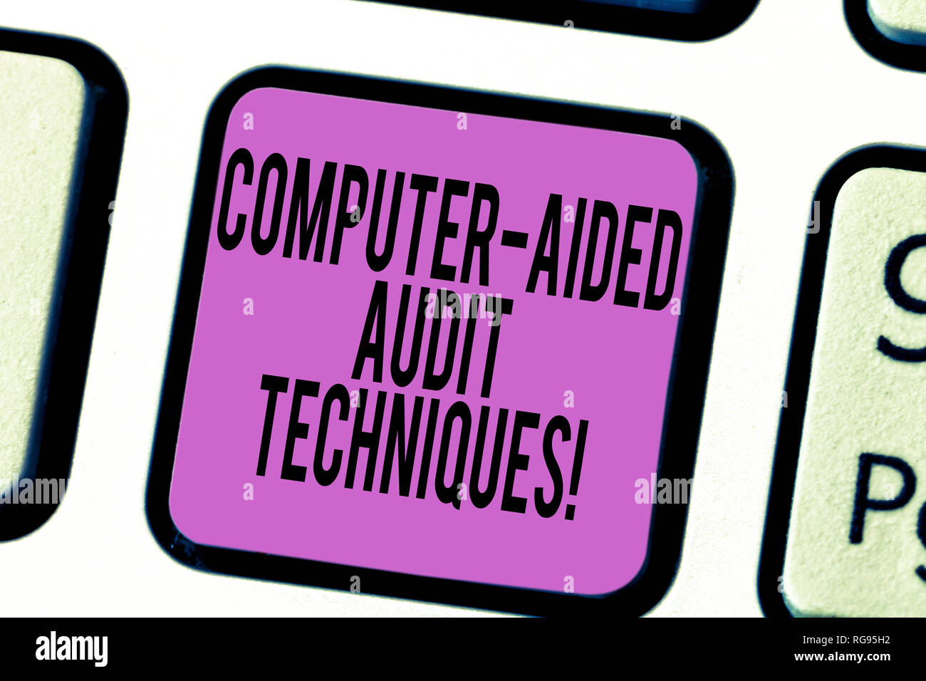 Text sign showing Computer Aided Audit Techniques. Conceptual photo ...