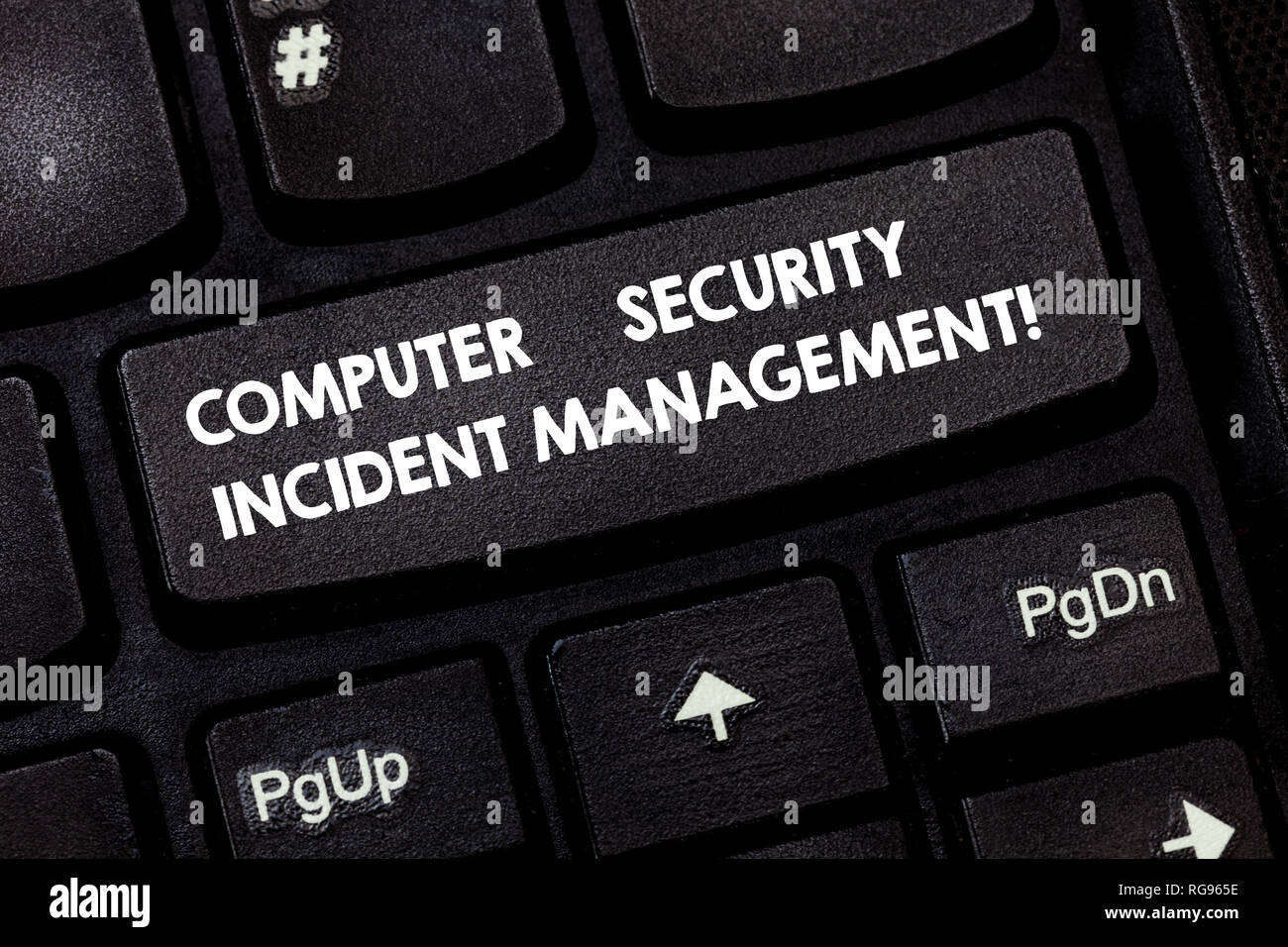 Word writing text Computer Security Incident Management. Business ...