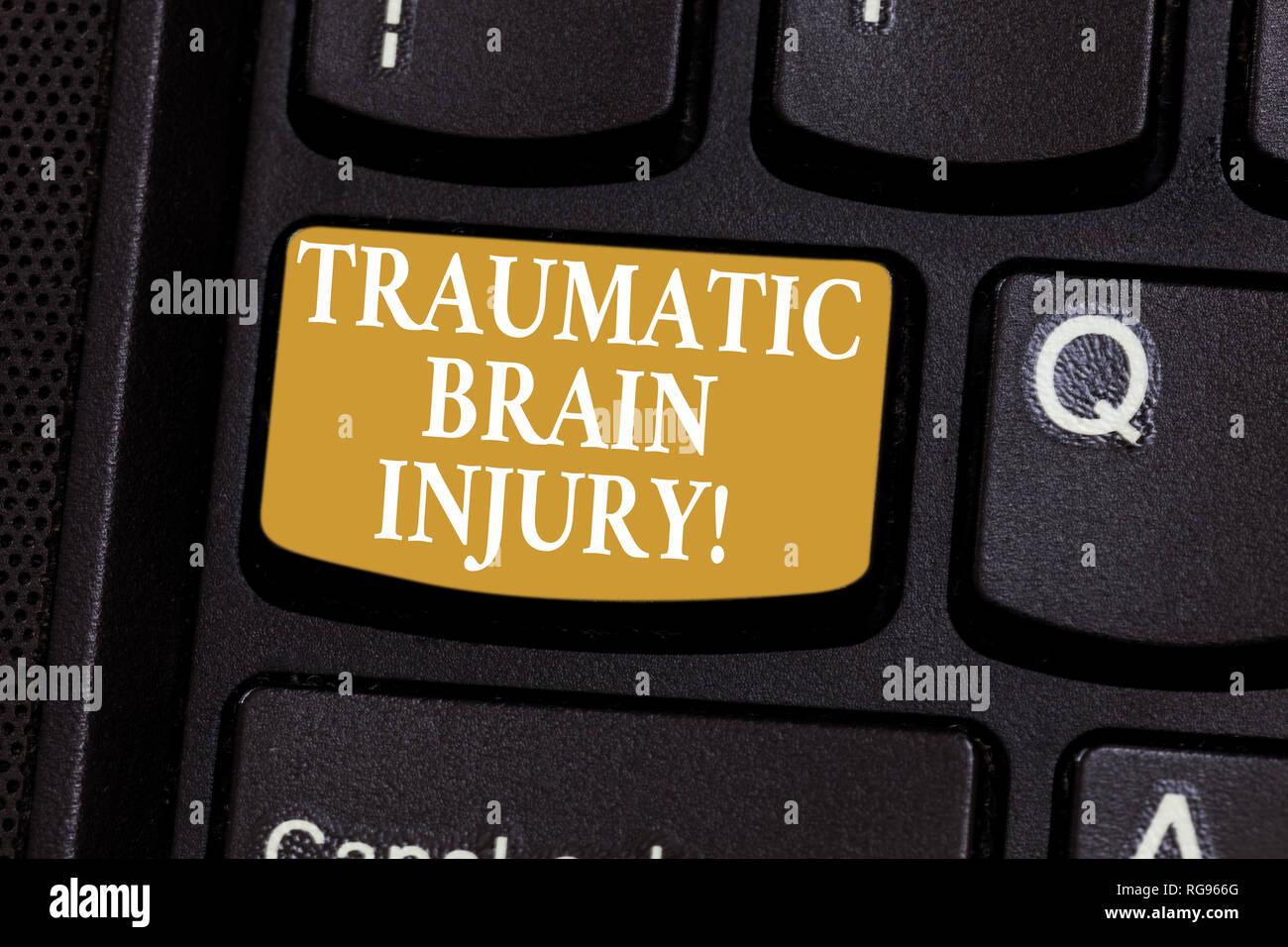 Conceptual hand writing showing Traumatic Brain Injury. Business photo ...