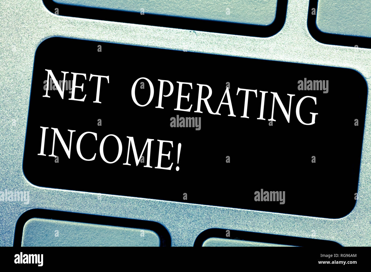 Handwriting text Net Operating Income. Concept meaning Annual income ...