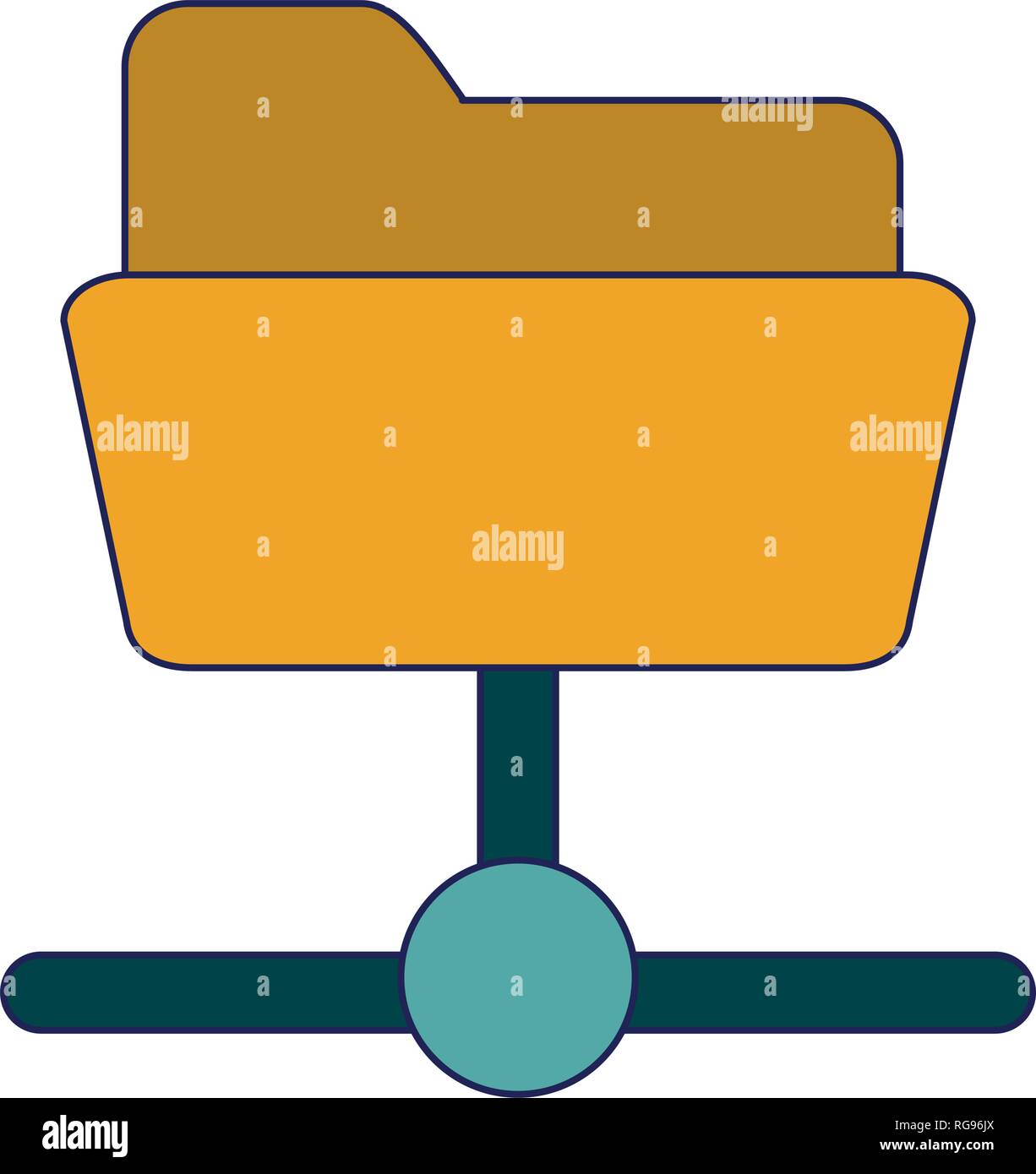 digital folder technology Stock Vector Image & Art - Alamy