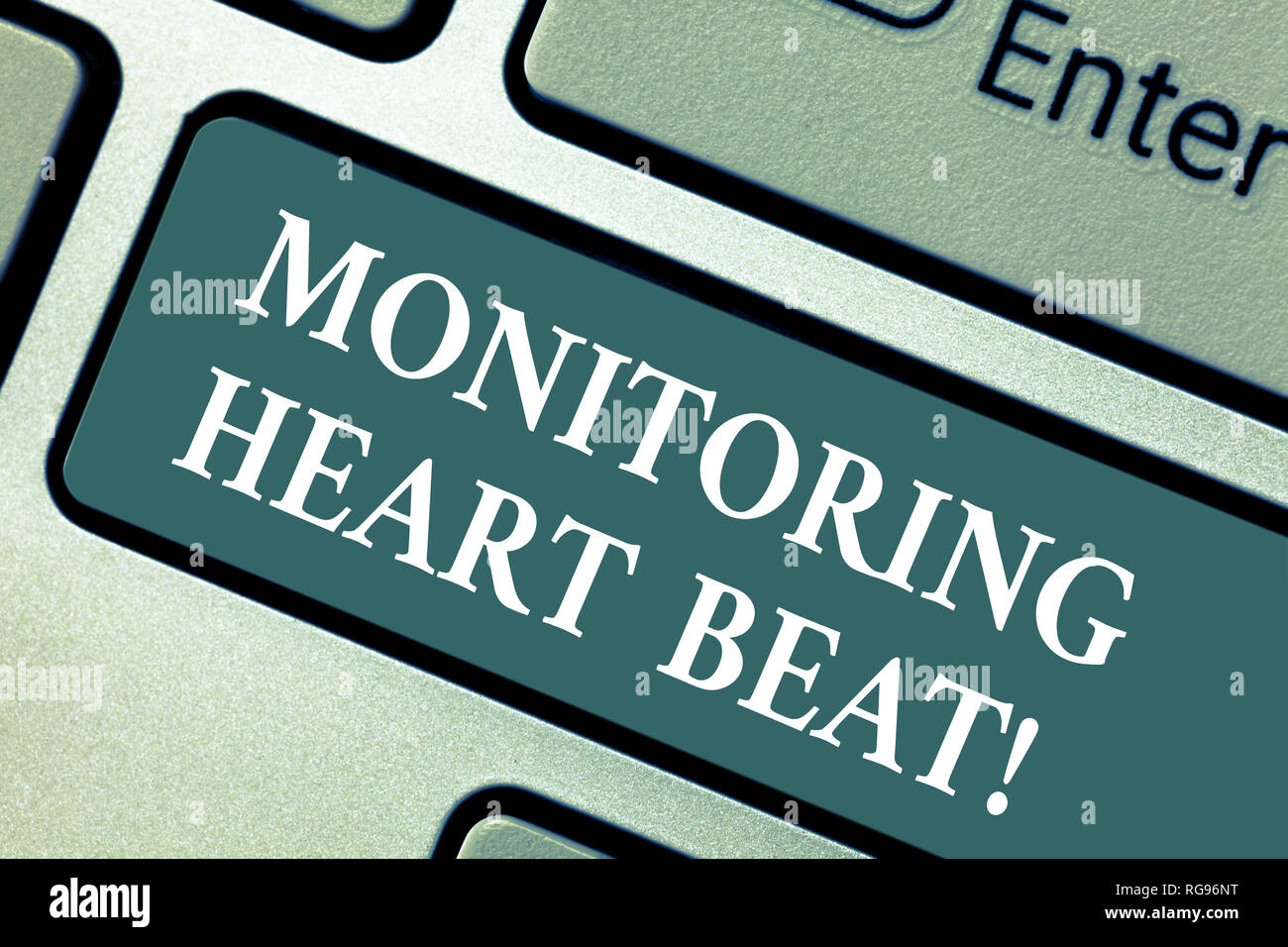 Conceptual hand writing showing Monitoring Heart Beat. Business photo ...