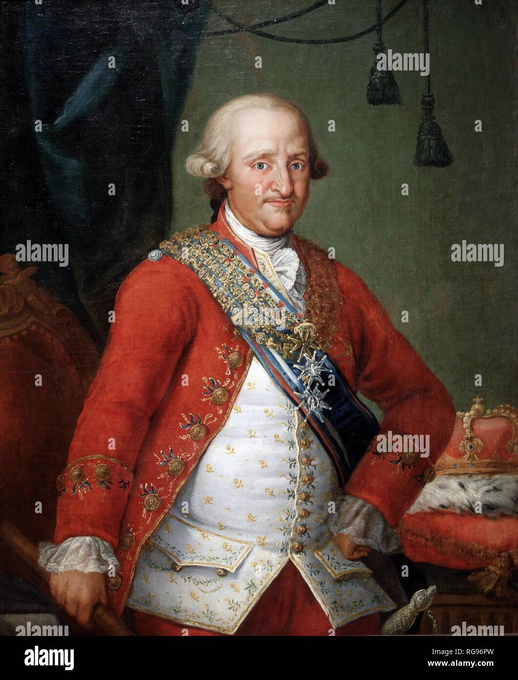 CARLOS IV REY DE ESPAÑA. 1748-1819 "RETRATO DE CARLOS IV" OLEO DE ...