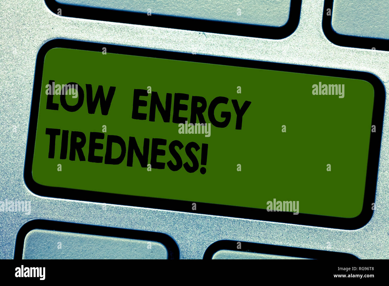 Text sign showing Low Energy Tiredness. Conceptual photo subjective ...