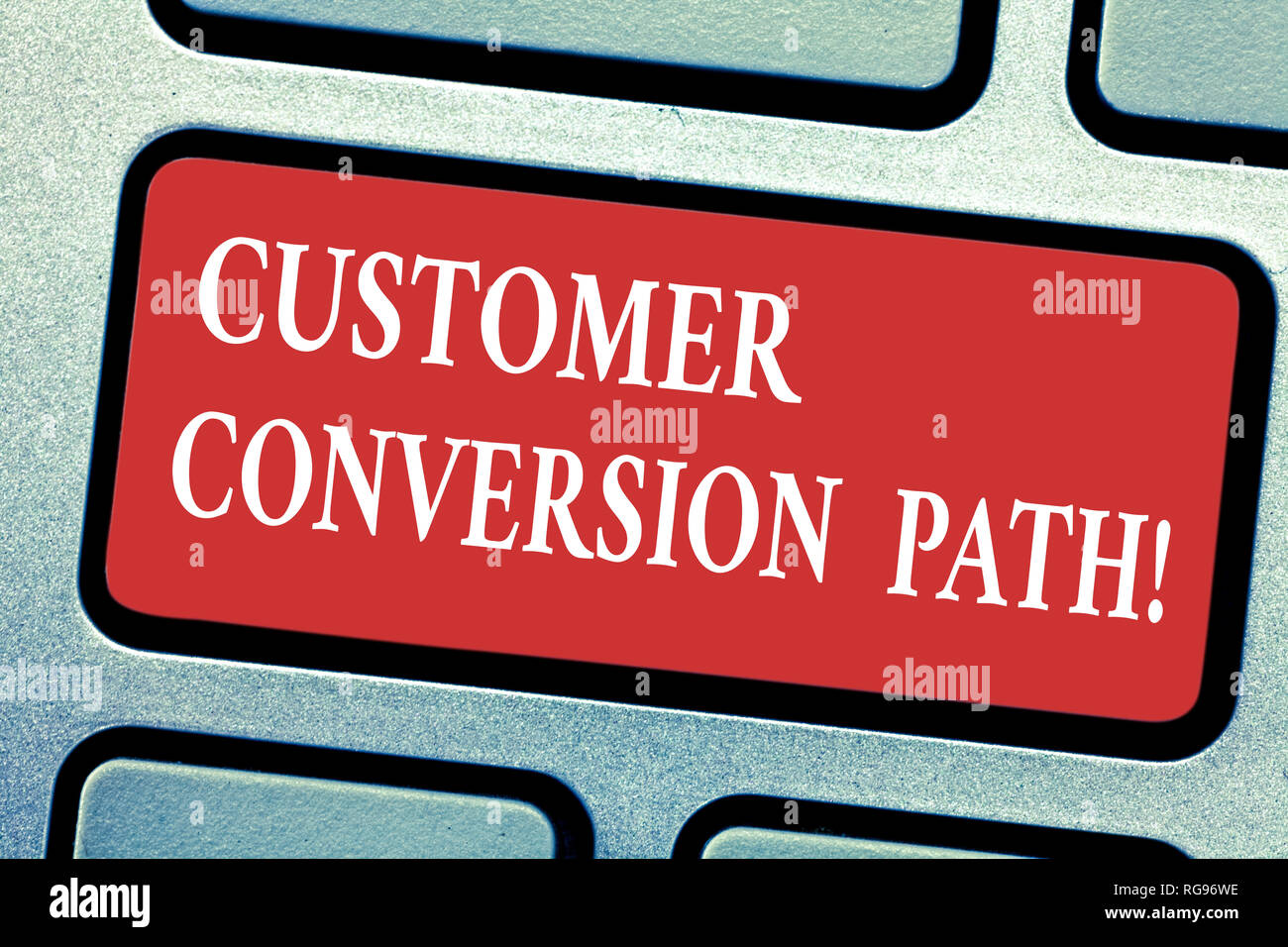 Conceptual hand writing showing Customer Conversion Path. Business ...