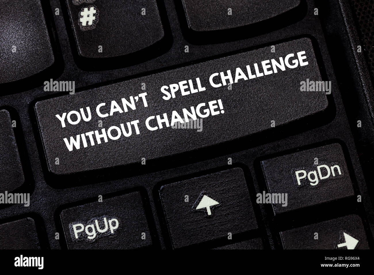 Word writing text You Can T Spell Challenge Without Change. Business ...