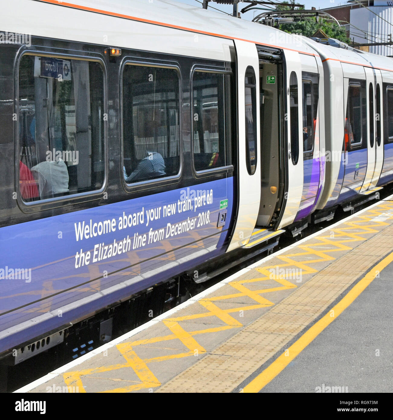 Opening of elizabeth line hi-res stock photography and images - Alamy