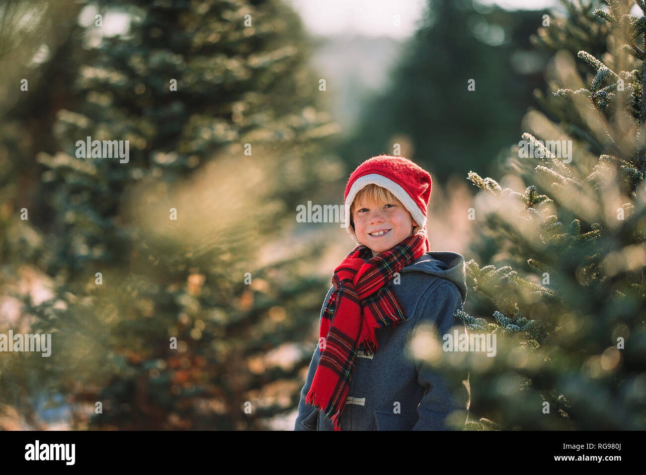 Boy farm hat hi-res stock photography and images - Alamy