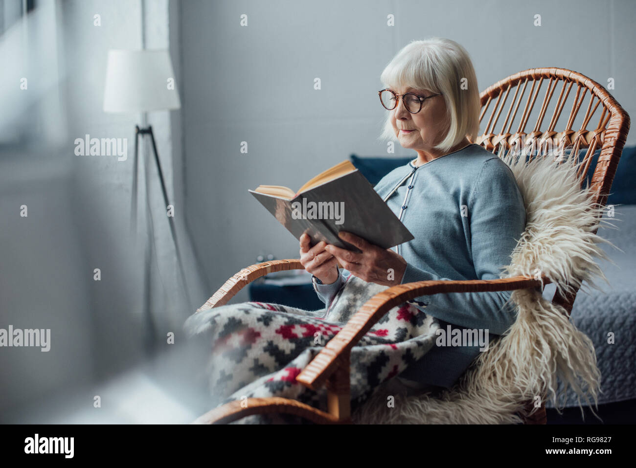 Old Woman Rocking Chair High Resolution Stock Photography and Images ...