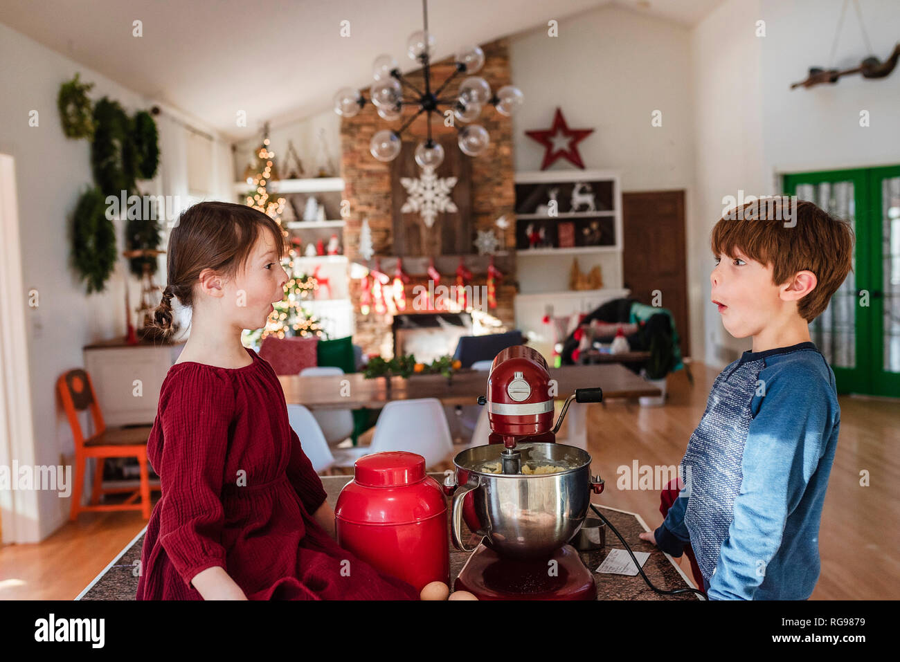 Two girls messing about hi-res stock photography and images - Alamy