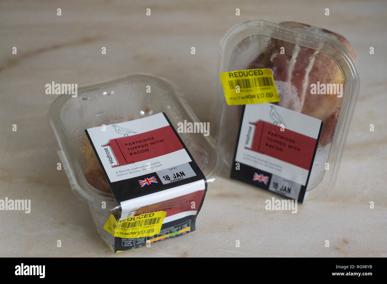 reduced food for quick sale at waitrose Stock Photo - Alamy