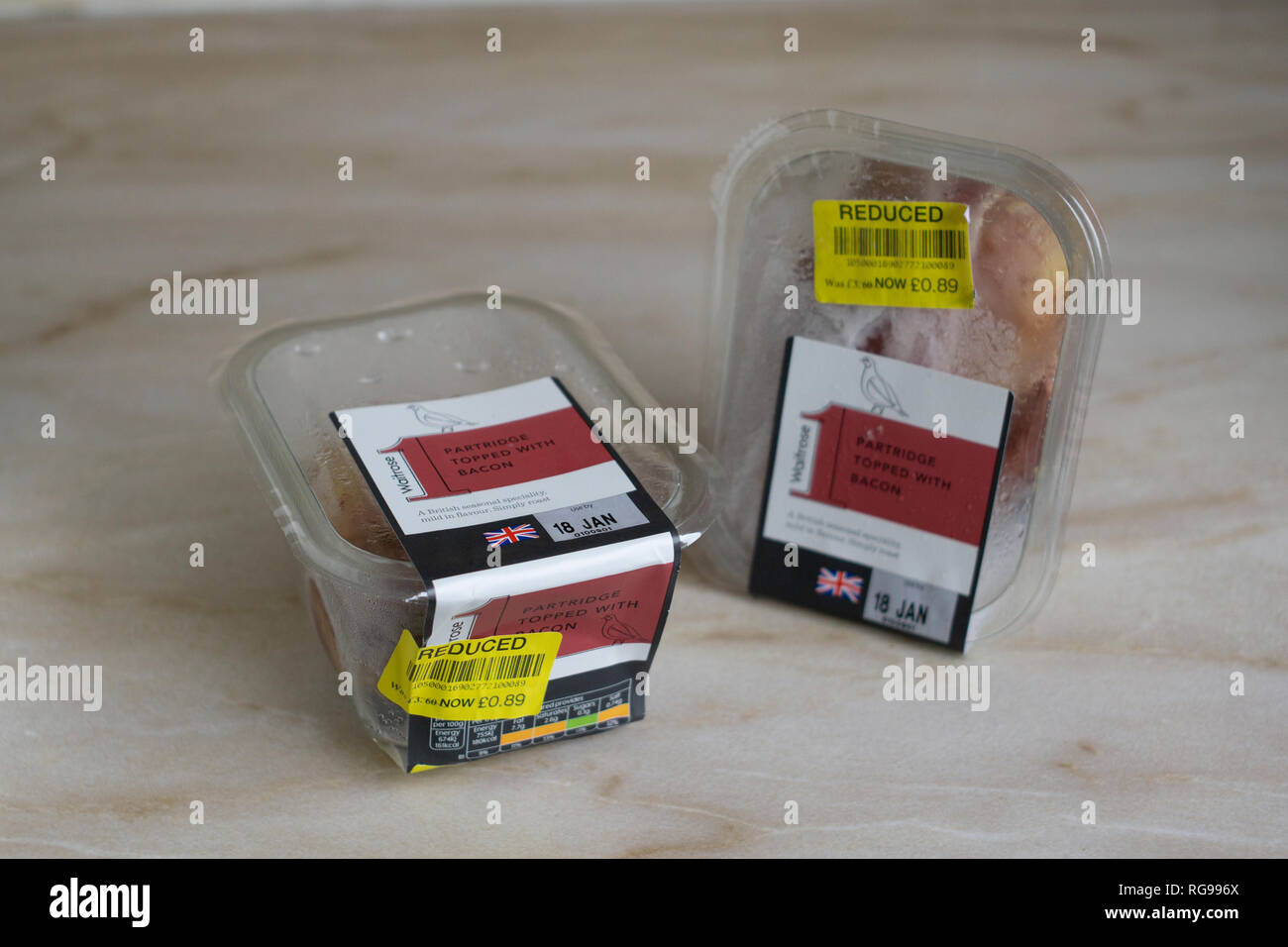 reduced food for quick sale at waitrose Stock Photo - Alamy