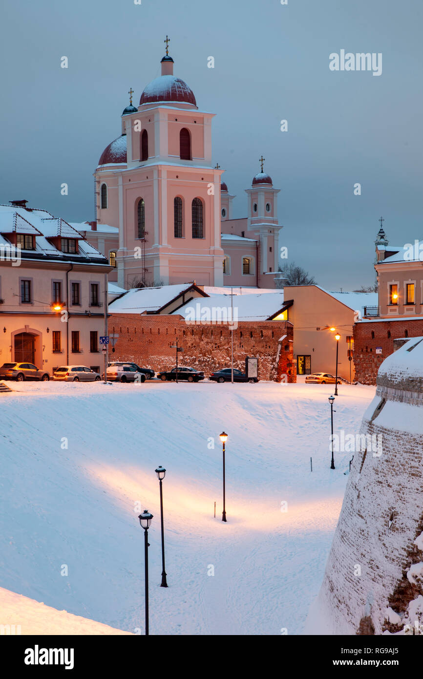Lithuania vilnius snow hi-res stock photography and images - Alamy