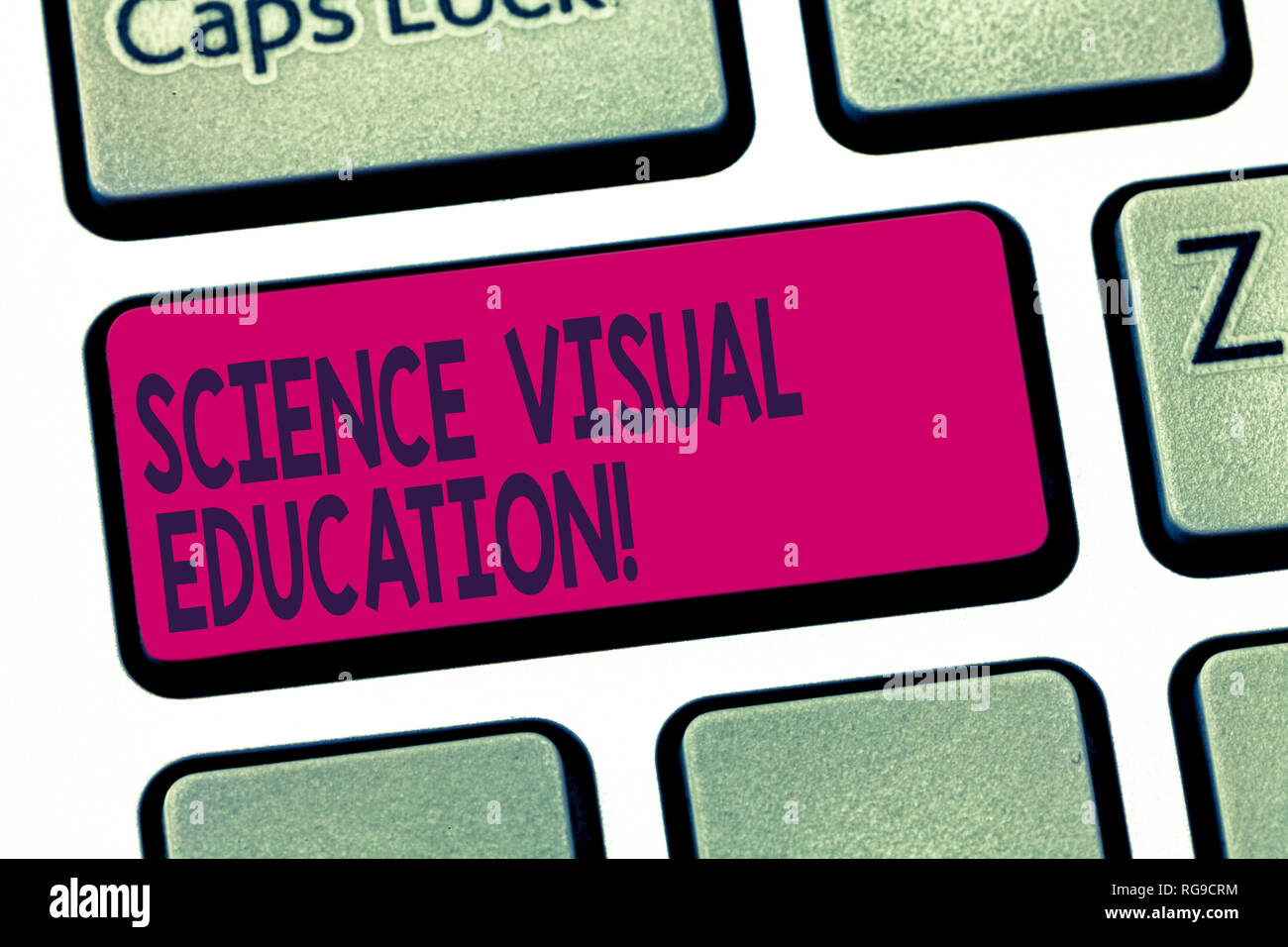 Conceptual hand writing showing Science Visual Education. Business ...