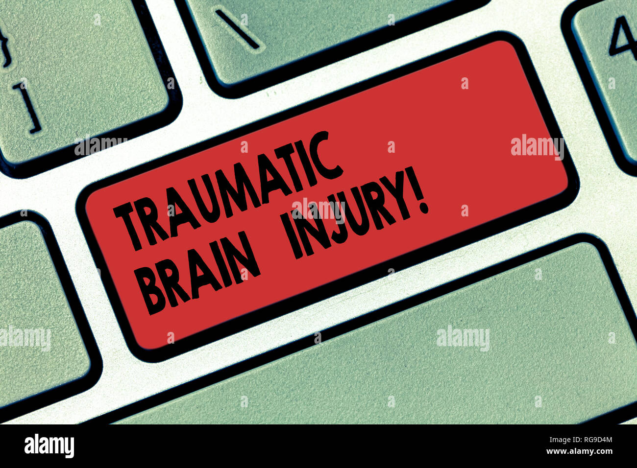 Writing note showing Traumatic Brain Injury. Business photo showcasing ...