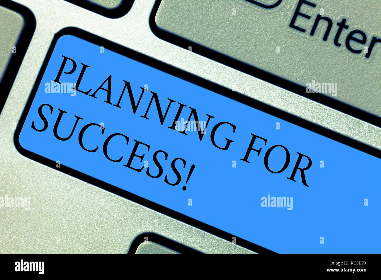 Conceptual hand writing showing Planning For Success. Business photo ...