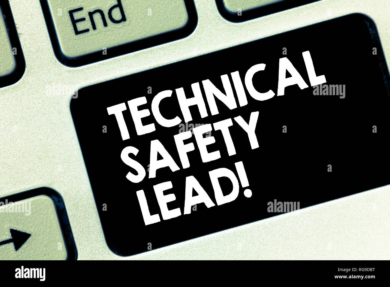 Conceptual hand writing showing Technical Safety Lead. Business photo ...