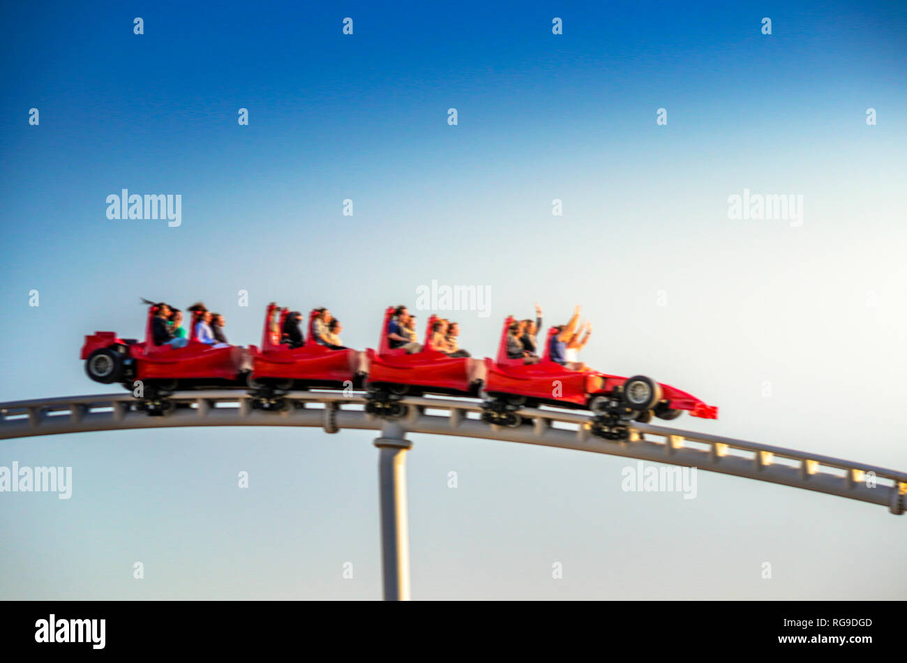 Roller Coaster Car Side View