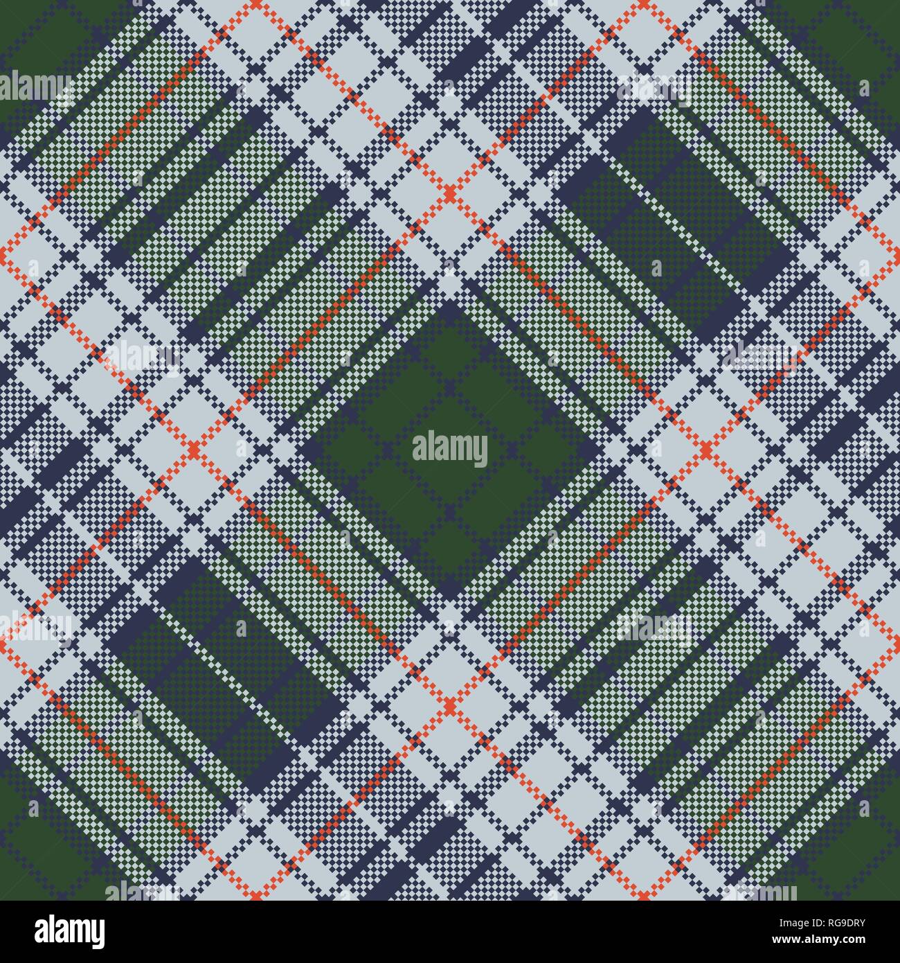 Check pixel plaid seamless texture. Vector illustration Stock Vector ...