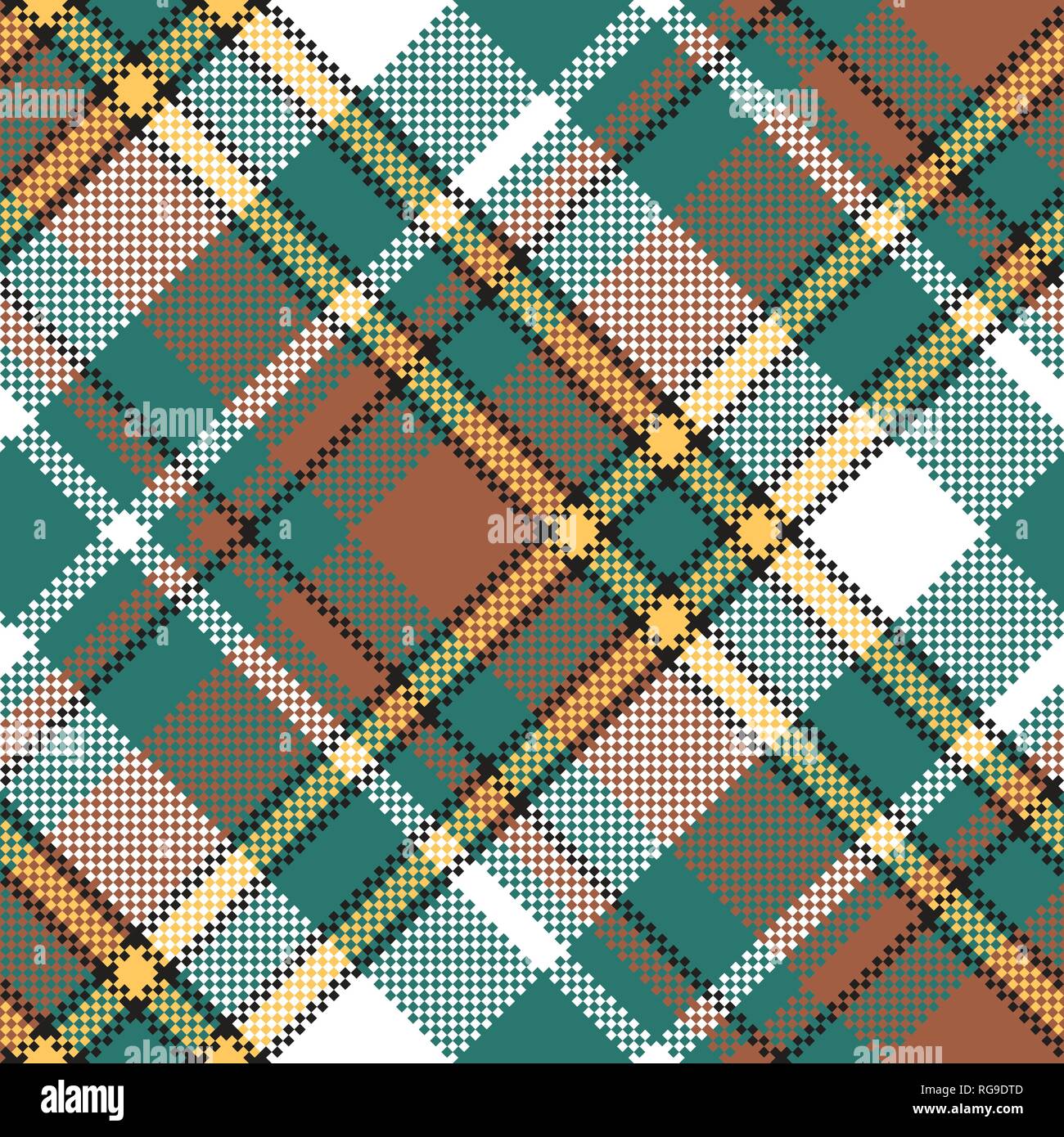 Classic check tartan seamless pattern. Vector illustration Stock Vector ...
