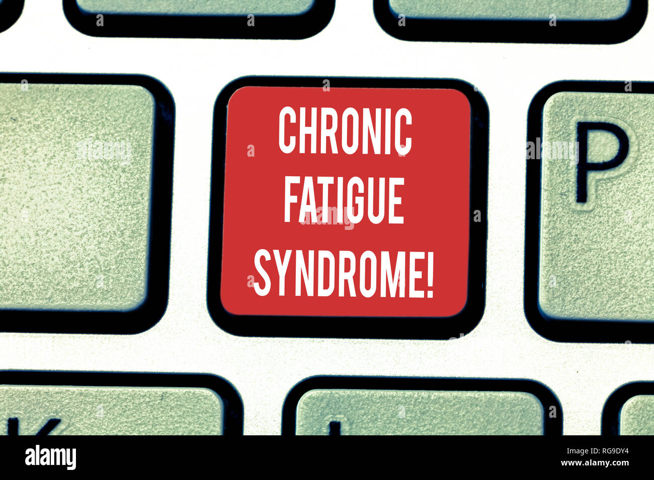 Conceptual hand writing showing Chronic Fatigue Syndrome. Business ...