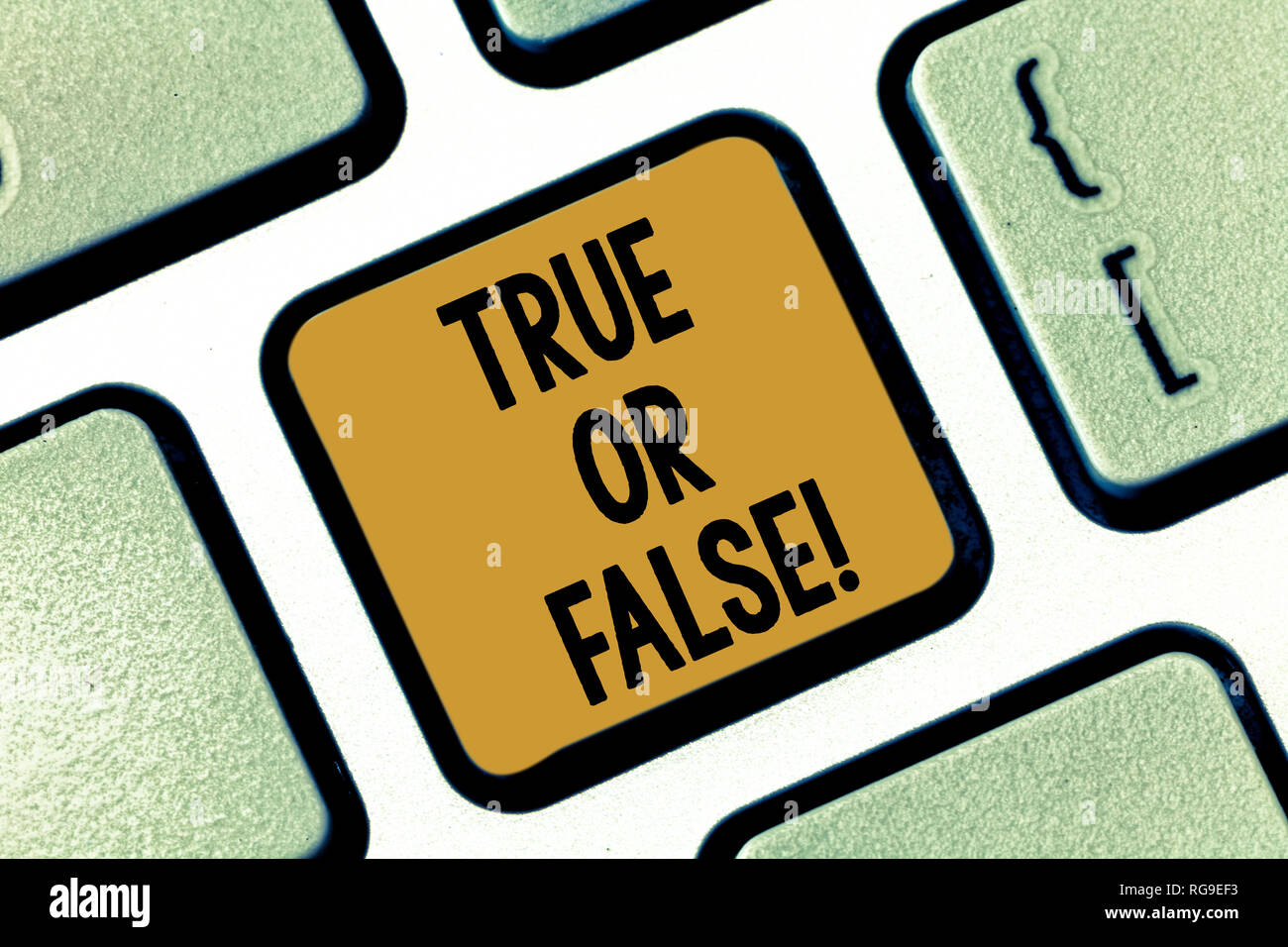 Text sign showing True Or Falsequestion. Conceptual photo series of ... Text sign showing True Or Falsequestion. Conceptual photo series of ...