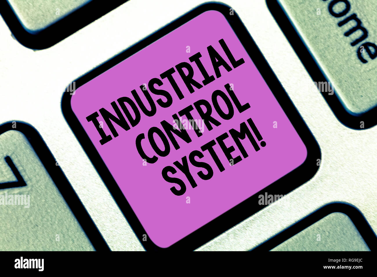 Word writing text Industrial Control System. Business concept for ...