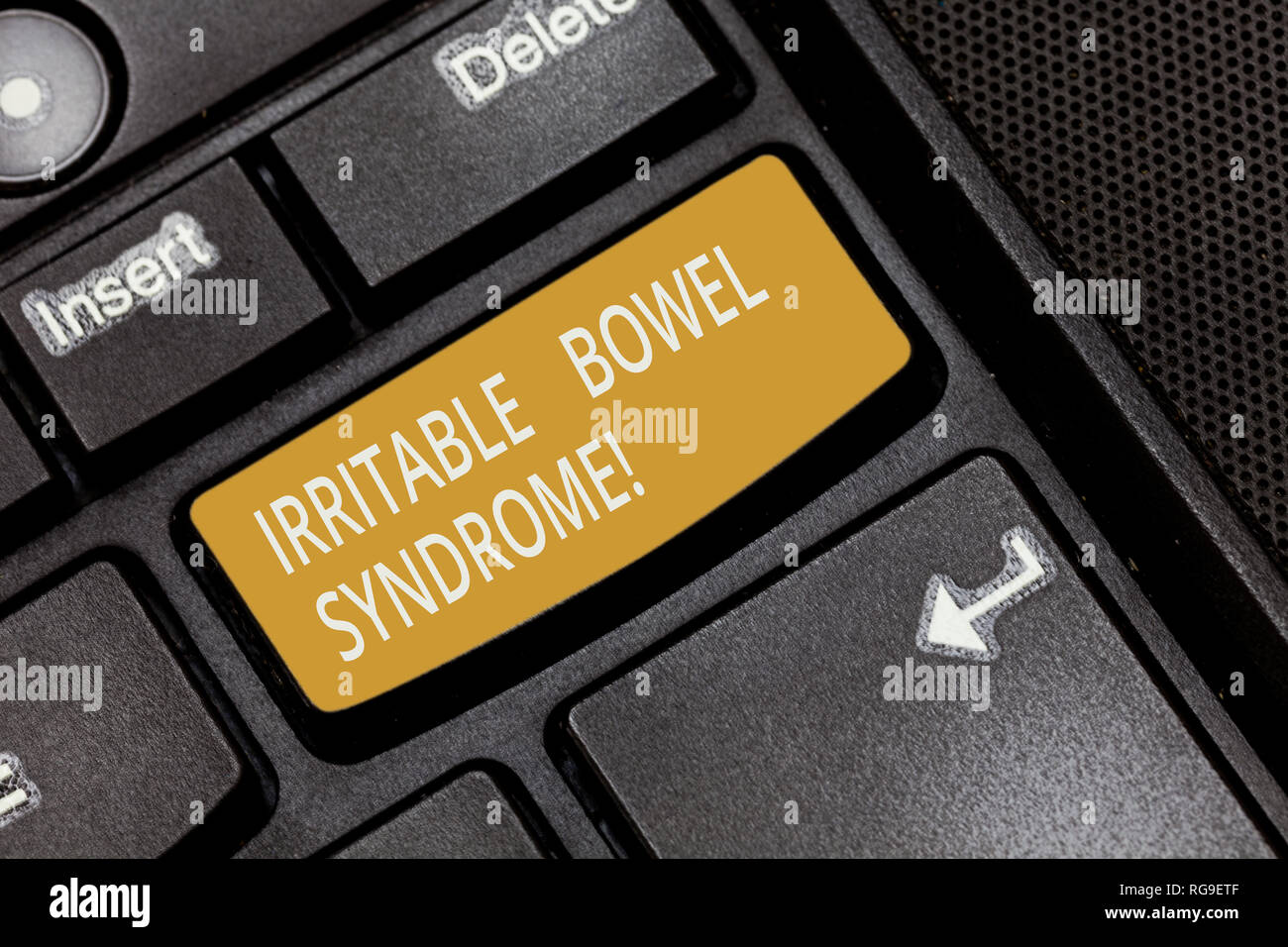 Writing note showing Irritable Bowel Syndrome. Business photo ...