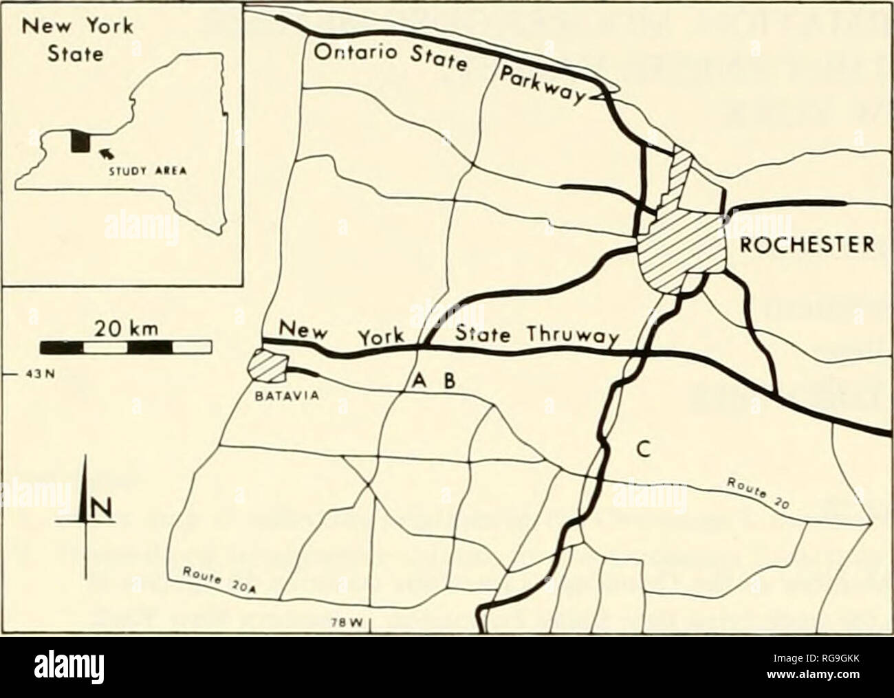 Penfield on a map hi-res stock photography and images - Alamy