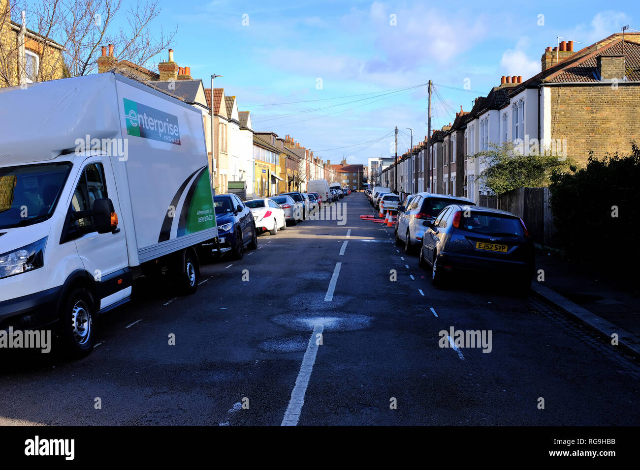 Fairlight Road Tooting London UK Stock Photo - Alamy