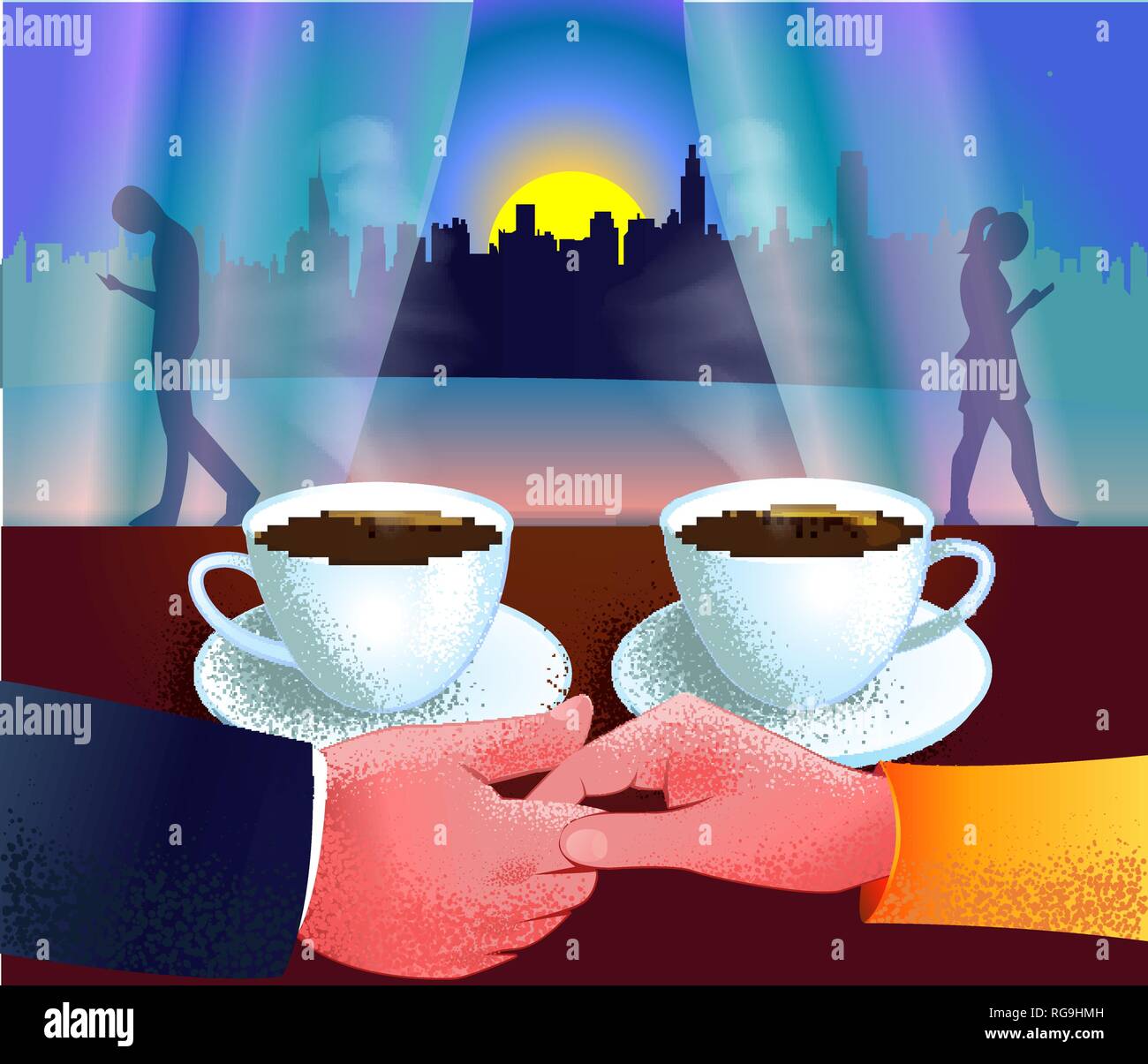 Closeup people sitting on Stock Vector Images - Alamy