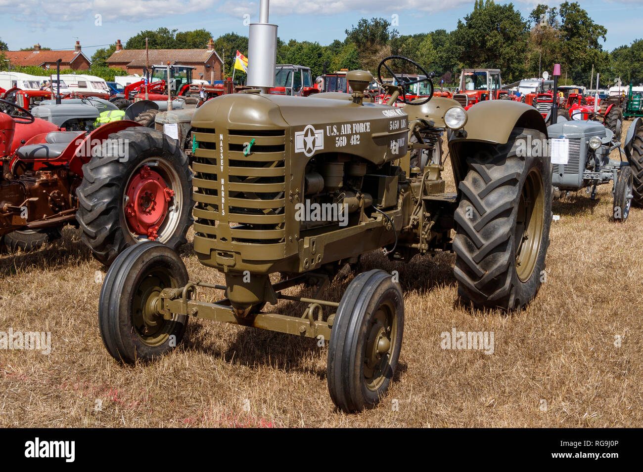 1956 Massey Harris 12449 USAF military tractor at the 2018 Starting ...