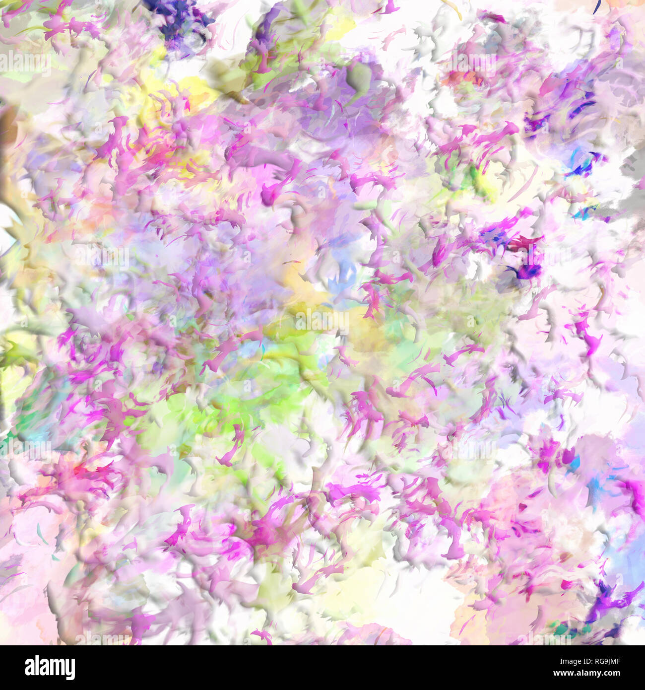 Abstract colored paper. Colored paint stains isolated on white ...