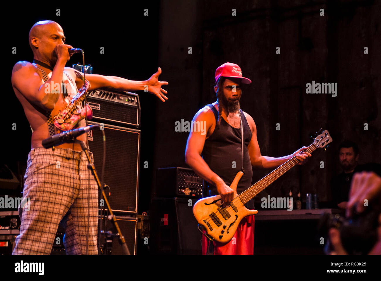 The alternative rock band Fishbone performing live at Kesselhaus ...