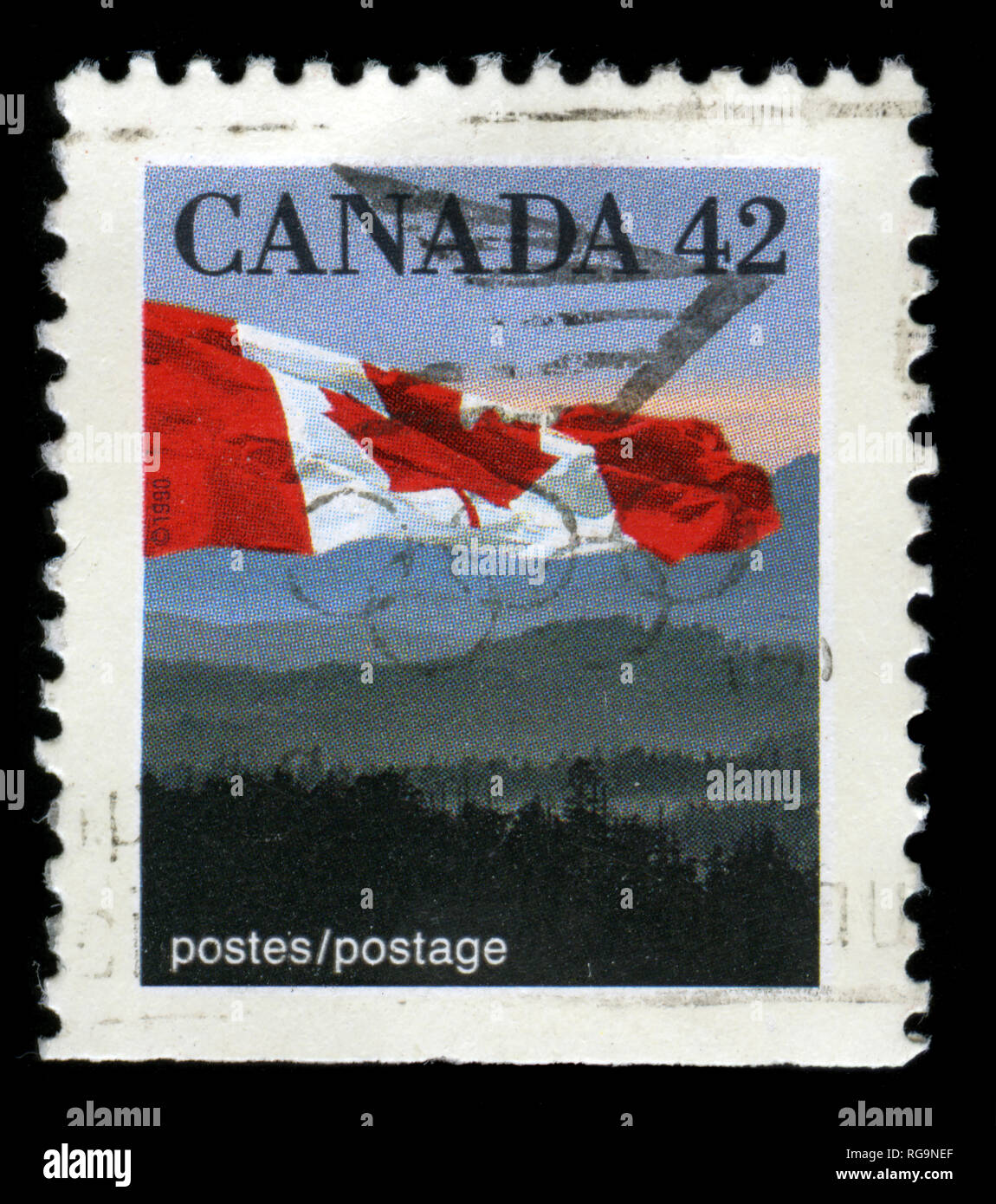 Postage stamp from Canada in the series issued in Stock Photo - Alamy