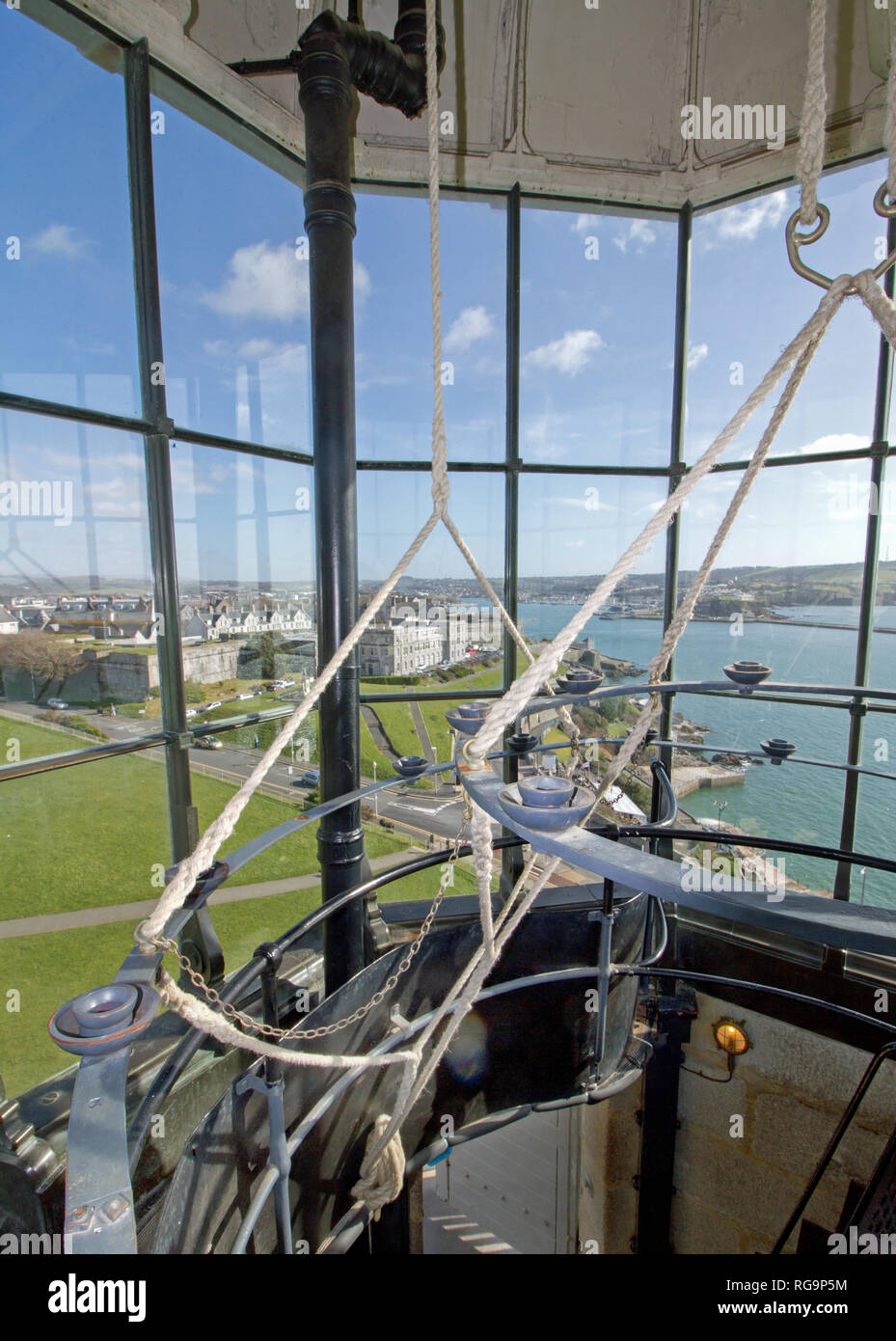 Smeaton's Tower on Plymouth Hoe. Popular visitor attraction. Formerly ...