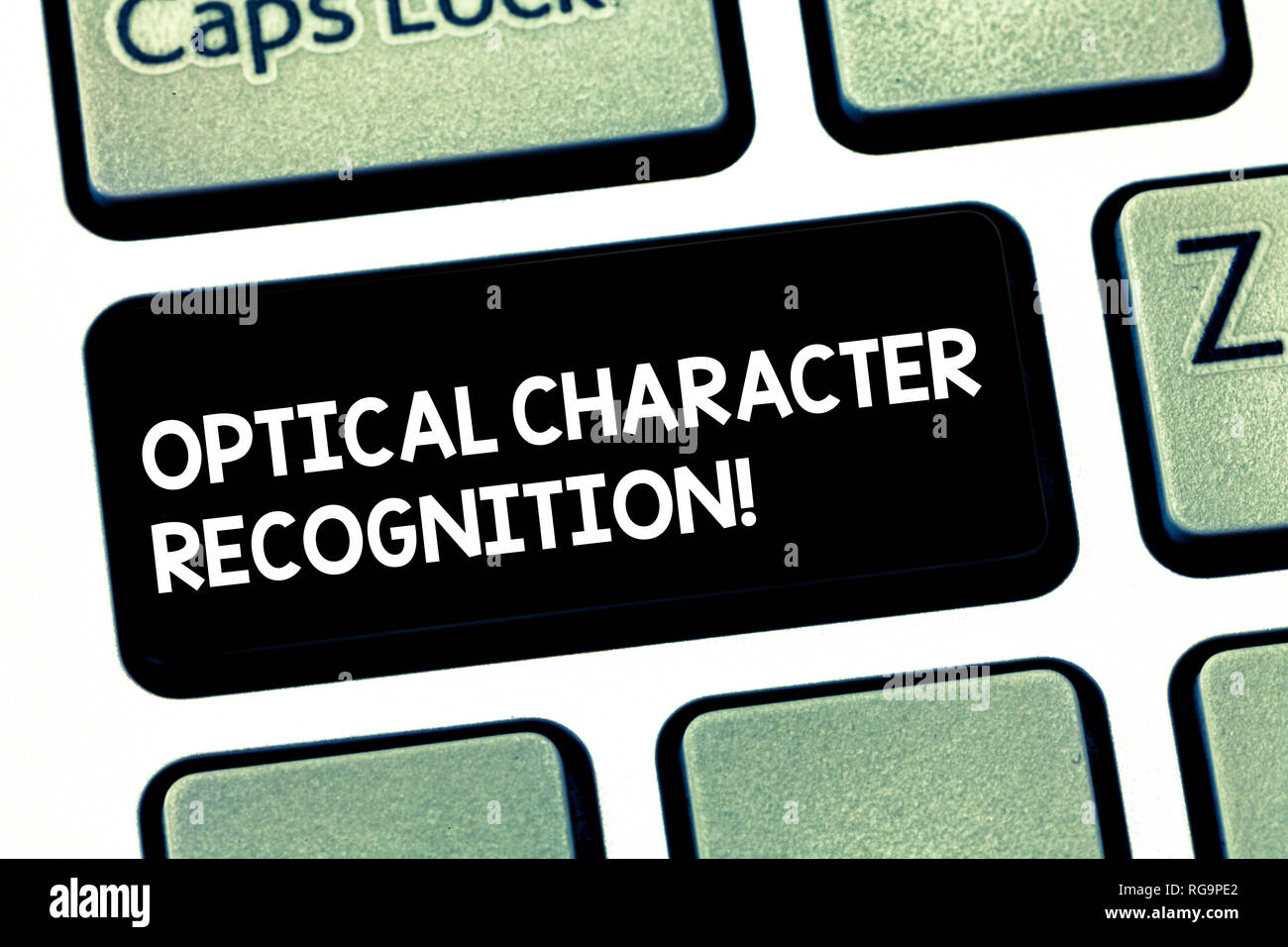 Word writing text Optical Character Recognition. Business concept for ...