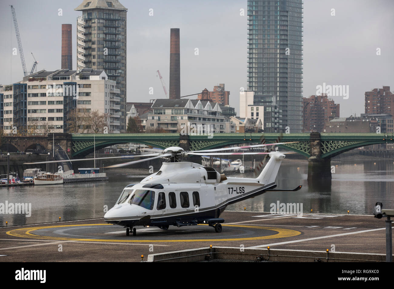 London Heliport, previously named Battersea Heliport and currently ...