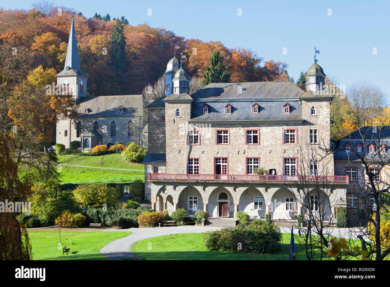 Gimborn Castle, Marienheide, North Rhine-Westphalia, Germany, Europe ...