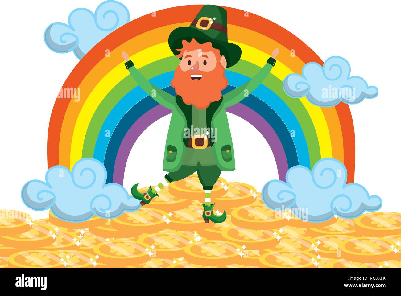 st patricks day cartoon Stock Vector Image & Art - Alamy