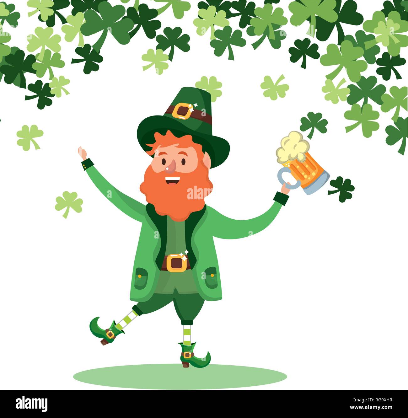st patricks day cartoon Stock Vector Image & Art - Alamy