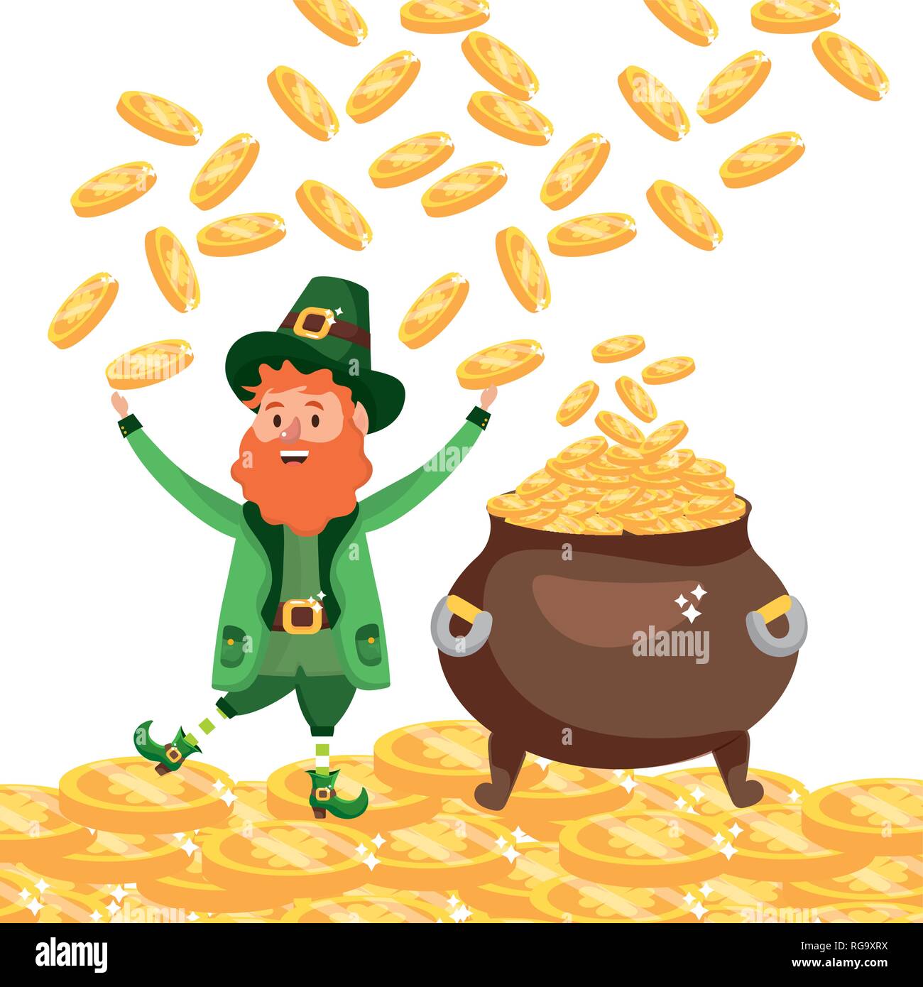 st patricks day cartoon Stock Vector Image & Art - Alamy