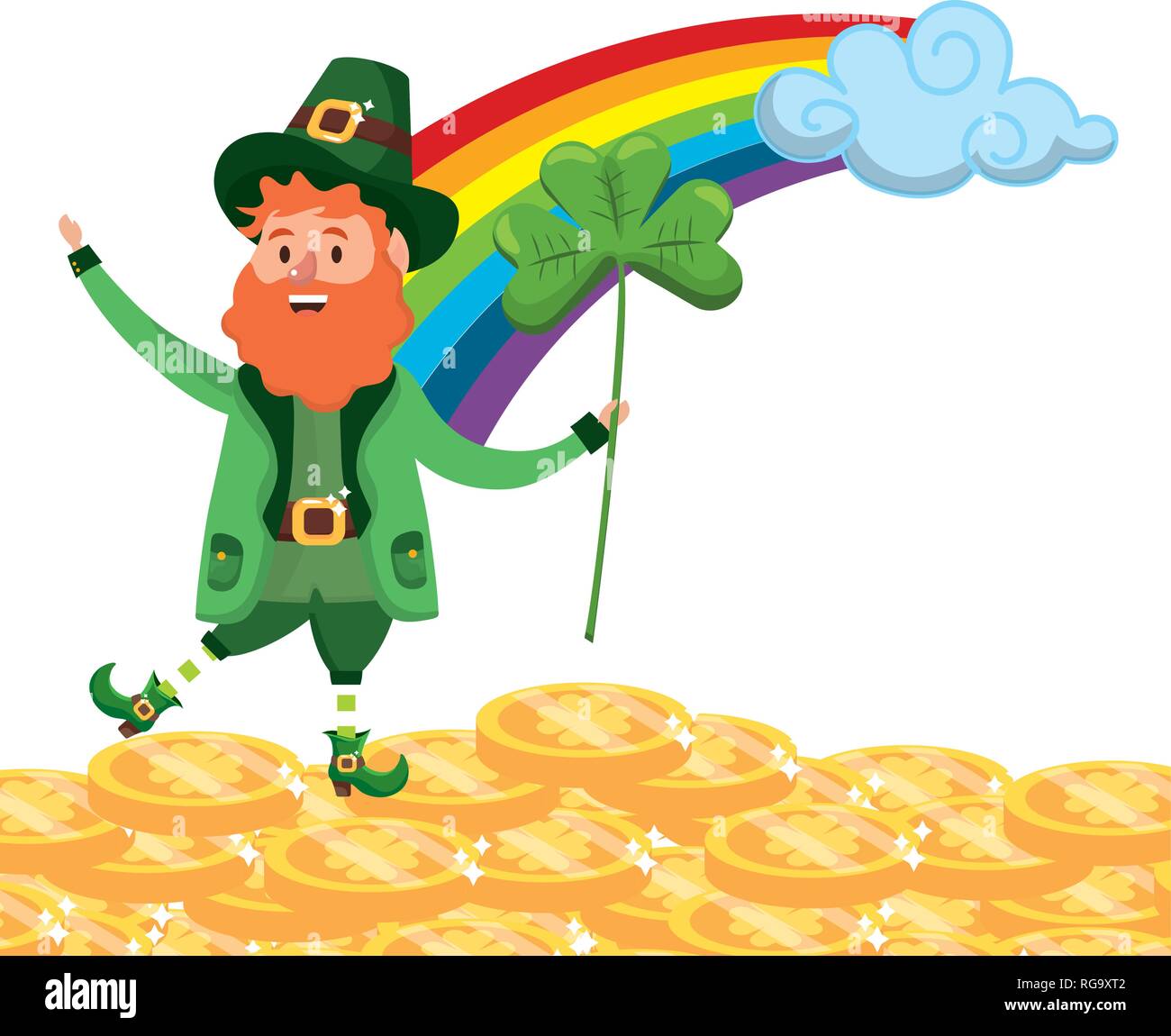 st patricks day cartoon Stock Vector Image & Art - Alamy