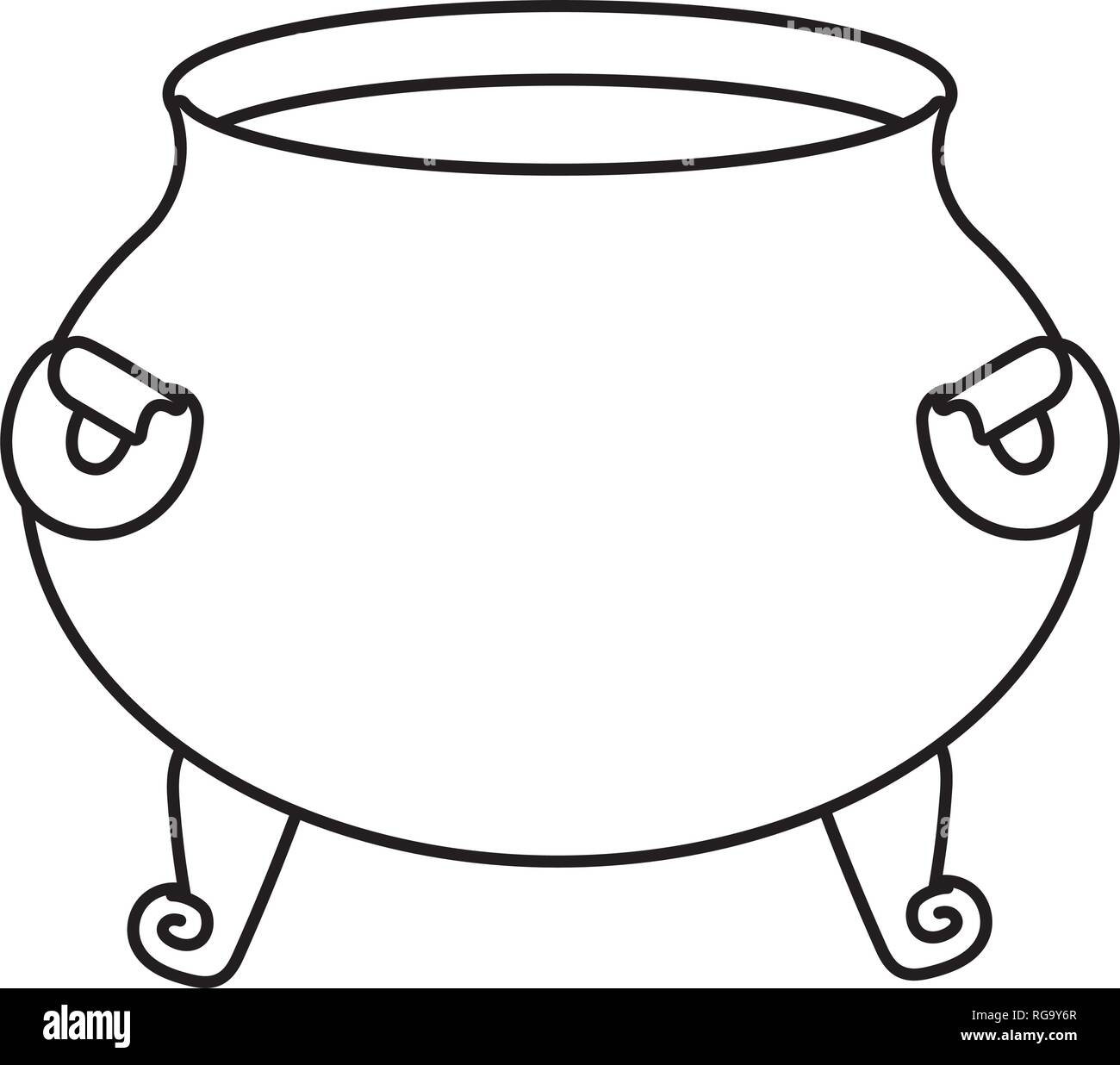 golden coins pot cartoon Stock Vector Image & Art - Alamy