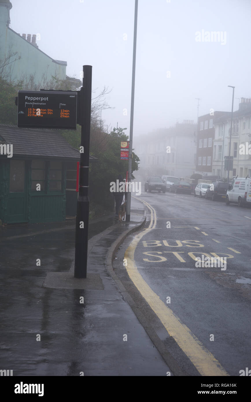 Brighton bus stop hi-res stock photography and images - Alamy