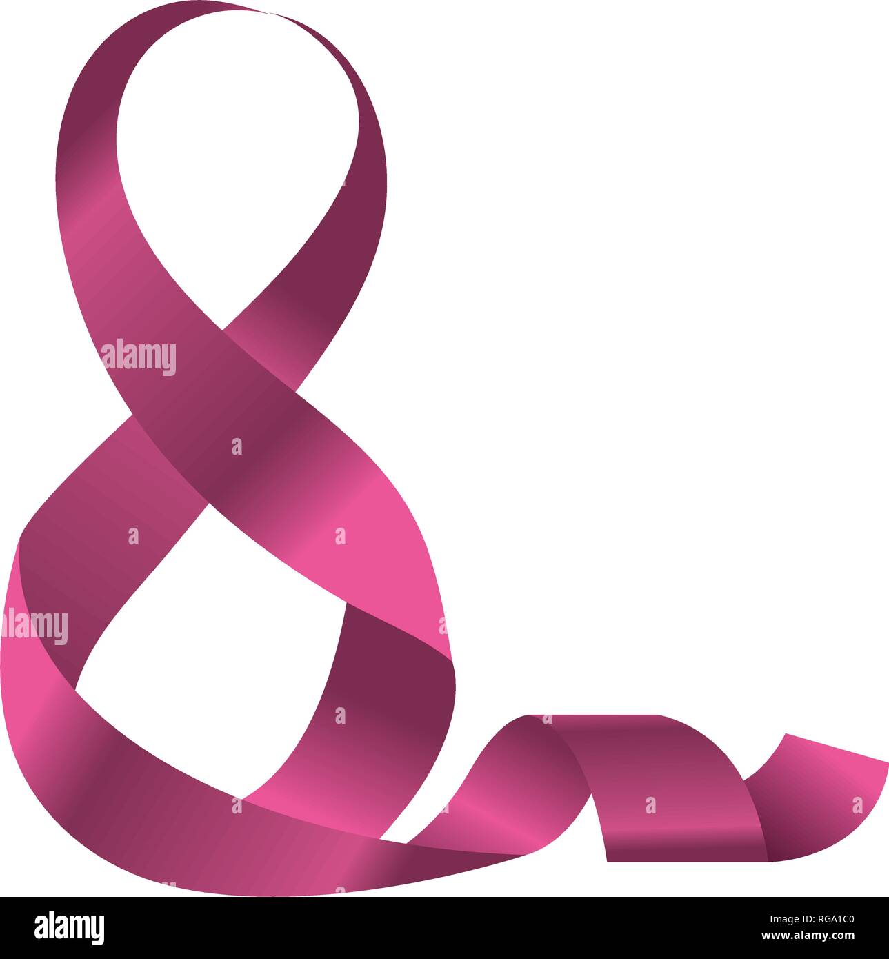 number eight ribbon Stock Vector Image & Art - Alamy