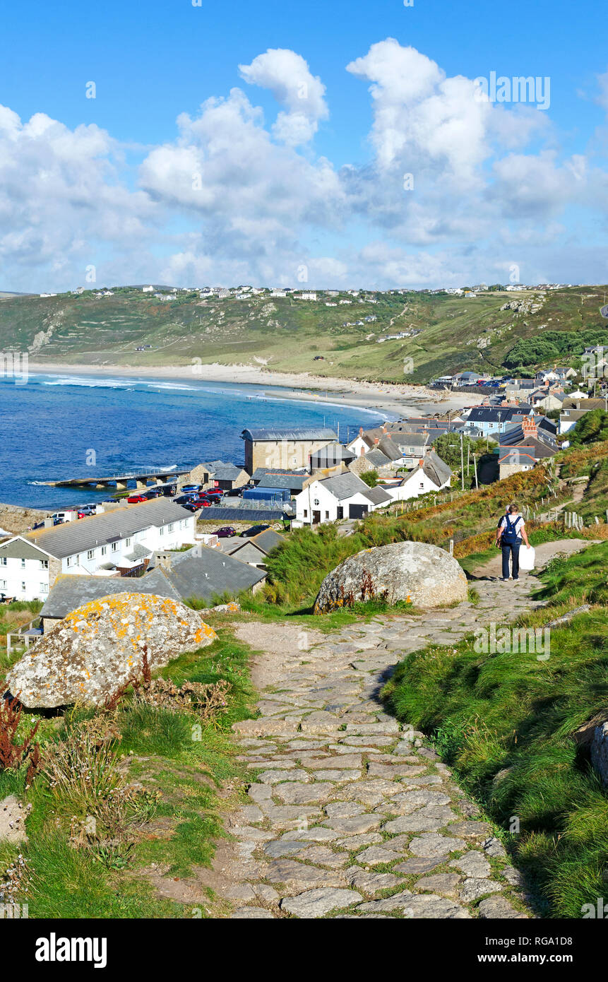 sennen cove, cornwall, england, britain Stock Photo - Alamy