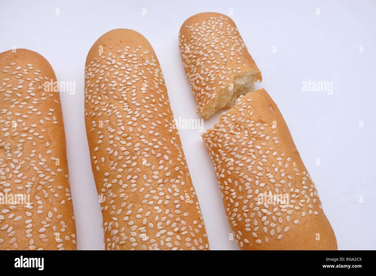 Sesame bread stick Stock Photo - Alamy