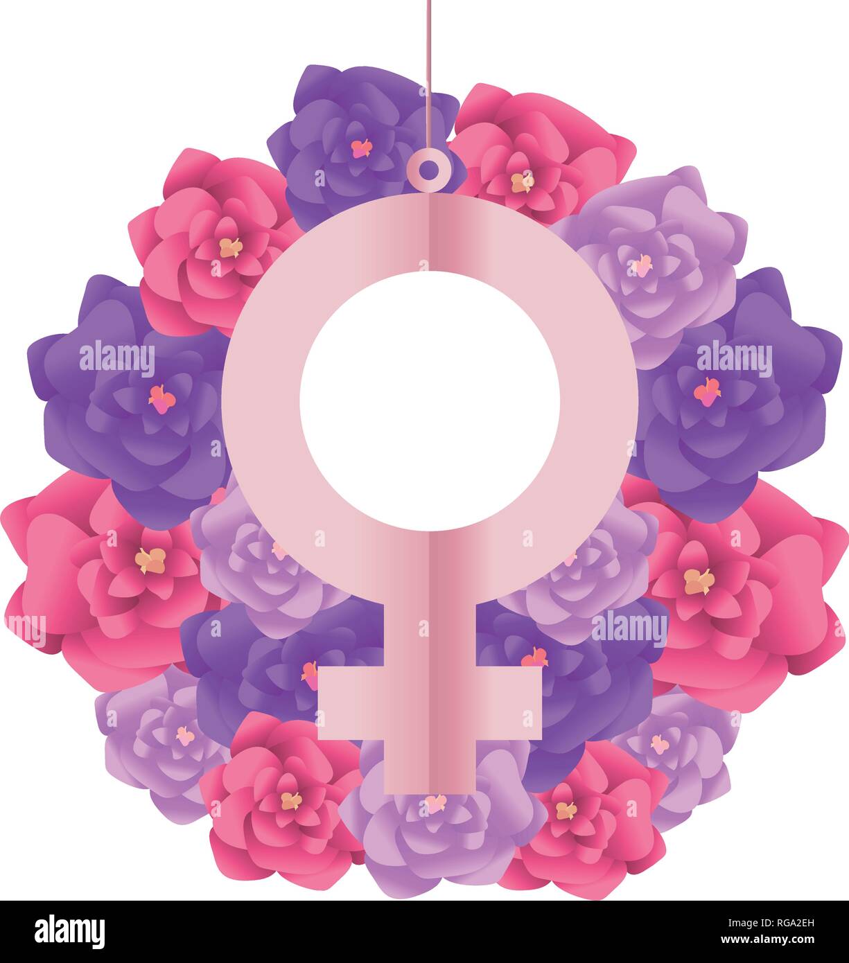 female sign icon Stock Vector Image & Art - Alamy